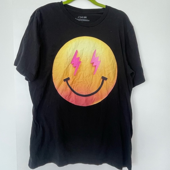 Shirts | Rare J Balvin X Friends With You Smiley Tour Tshirt | Poshmark